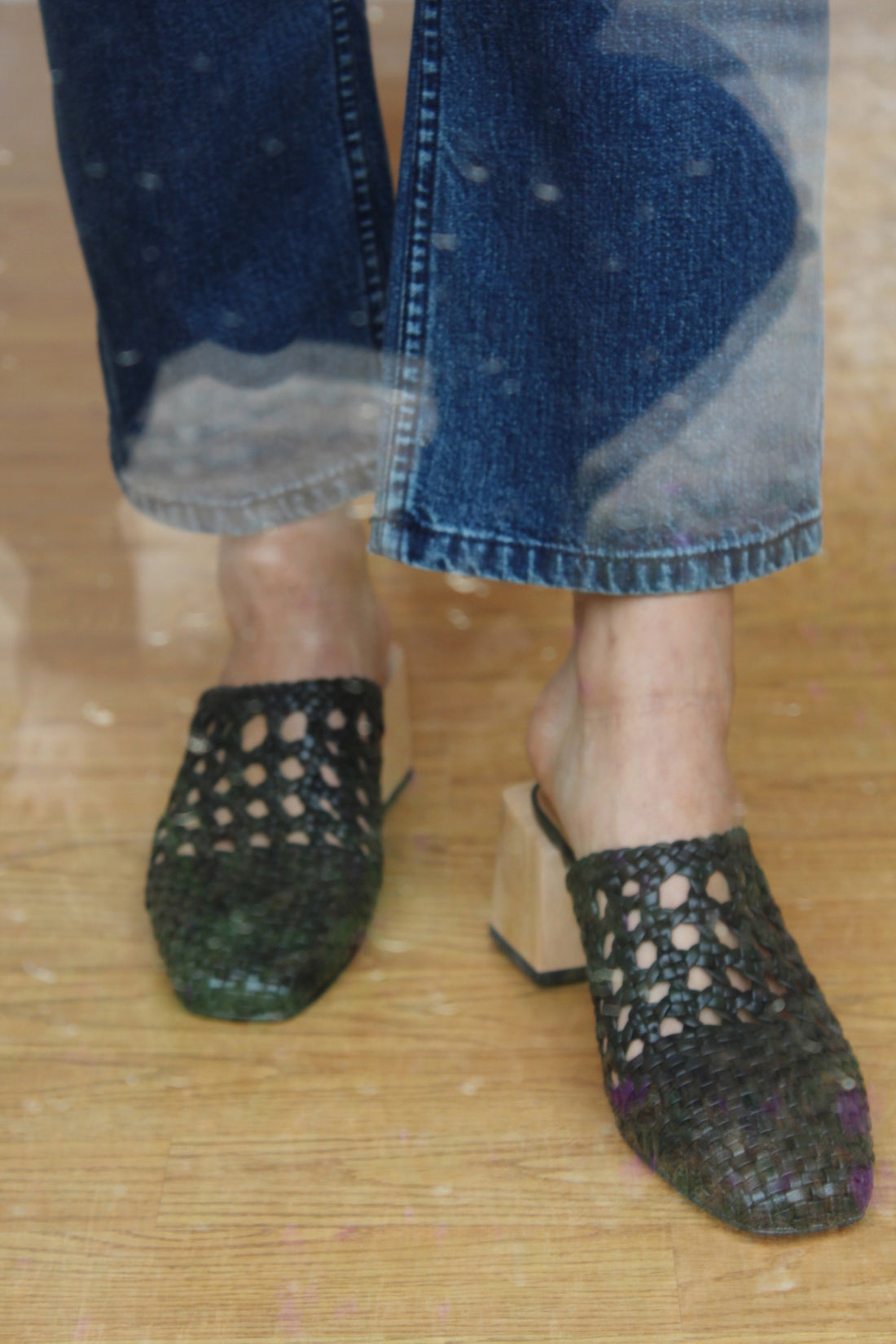 LOQ Ines Black Mule – Beklina