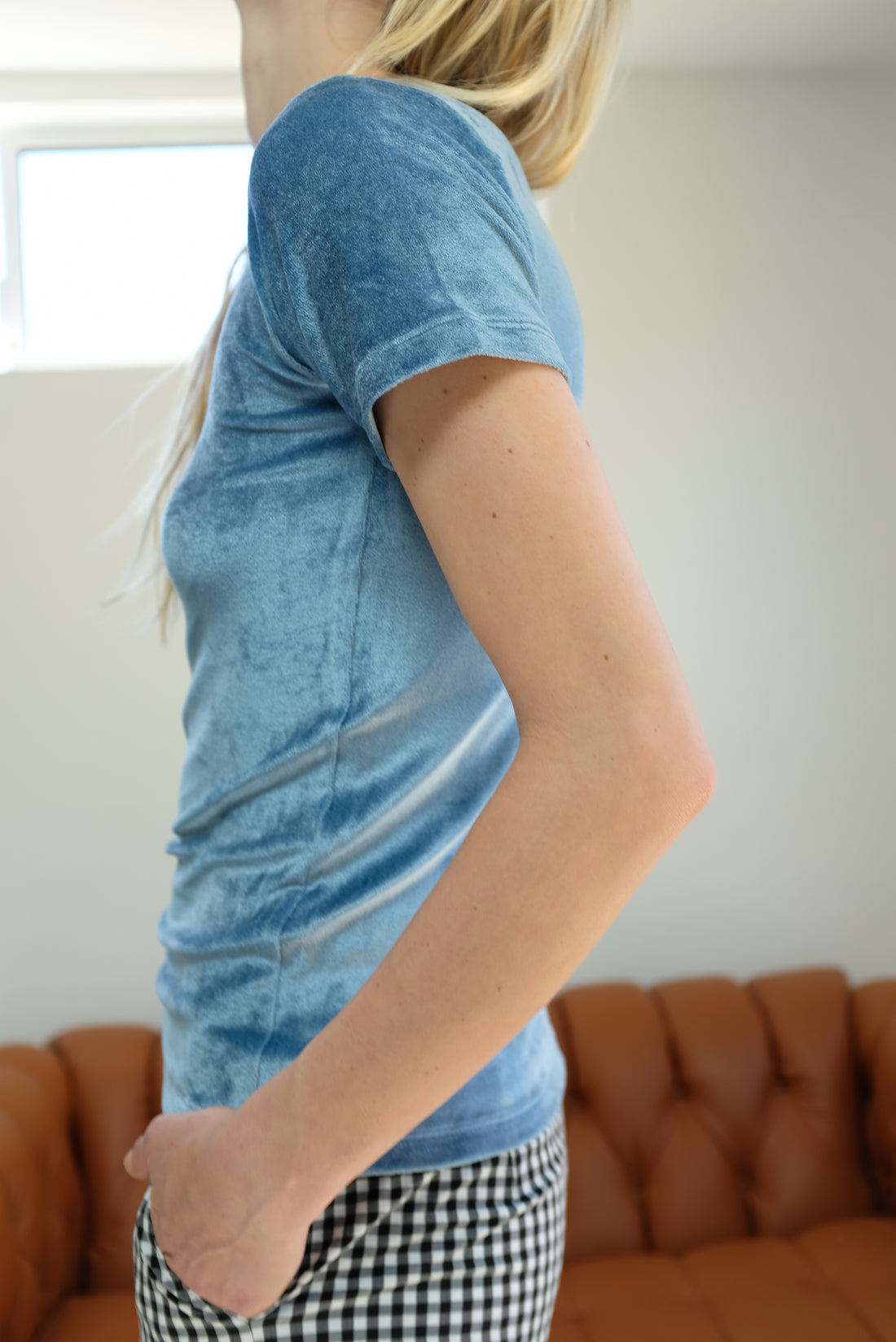 Baserange Omo Tee Temporary Blue – Beklina