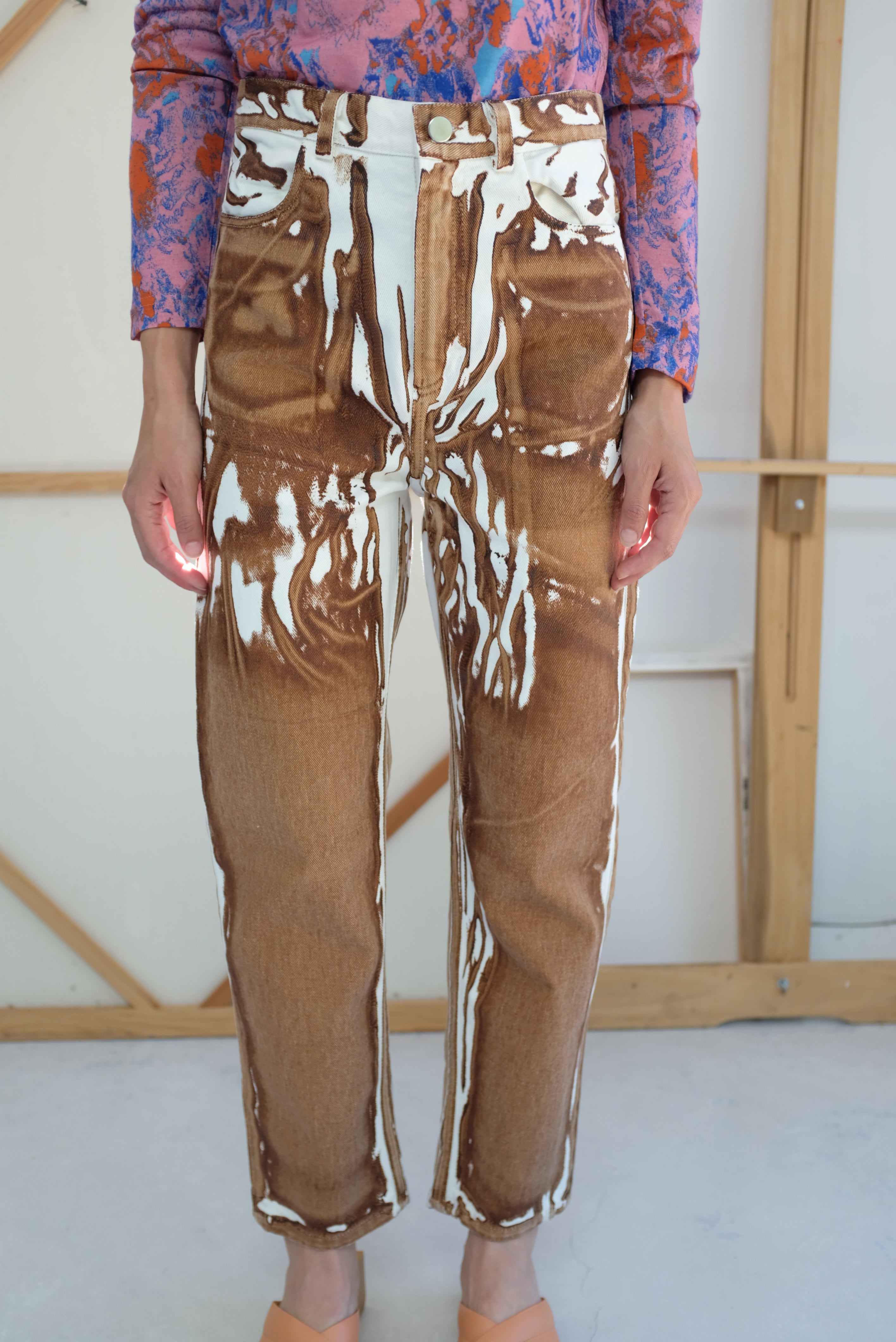 Anntian Womens Pant Screenprint C – Beklina