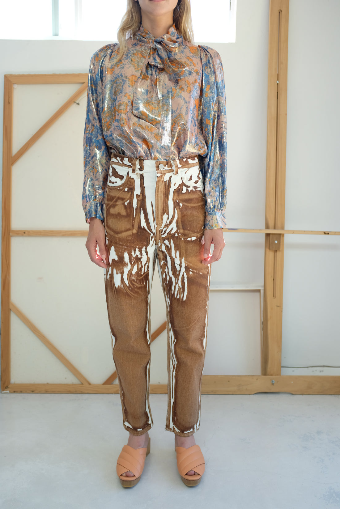 Anntian Womens Pant Screenprint C – Beklina