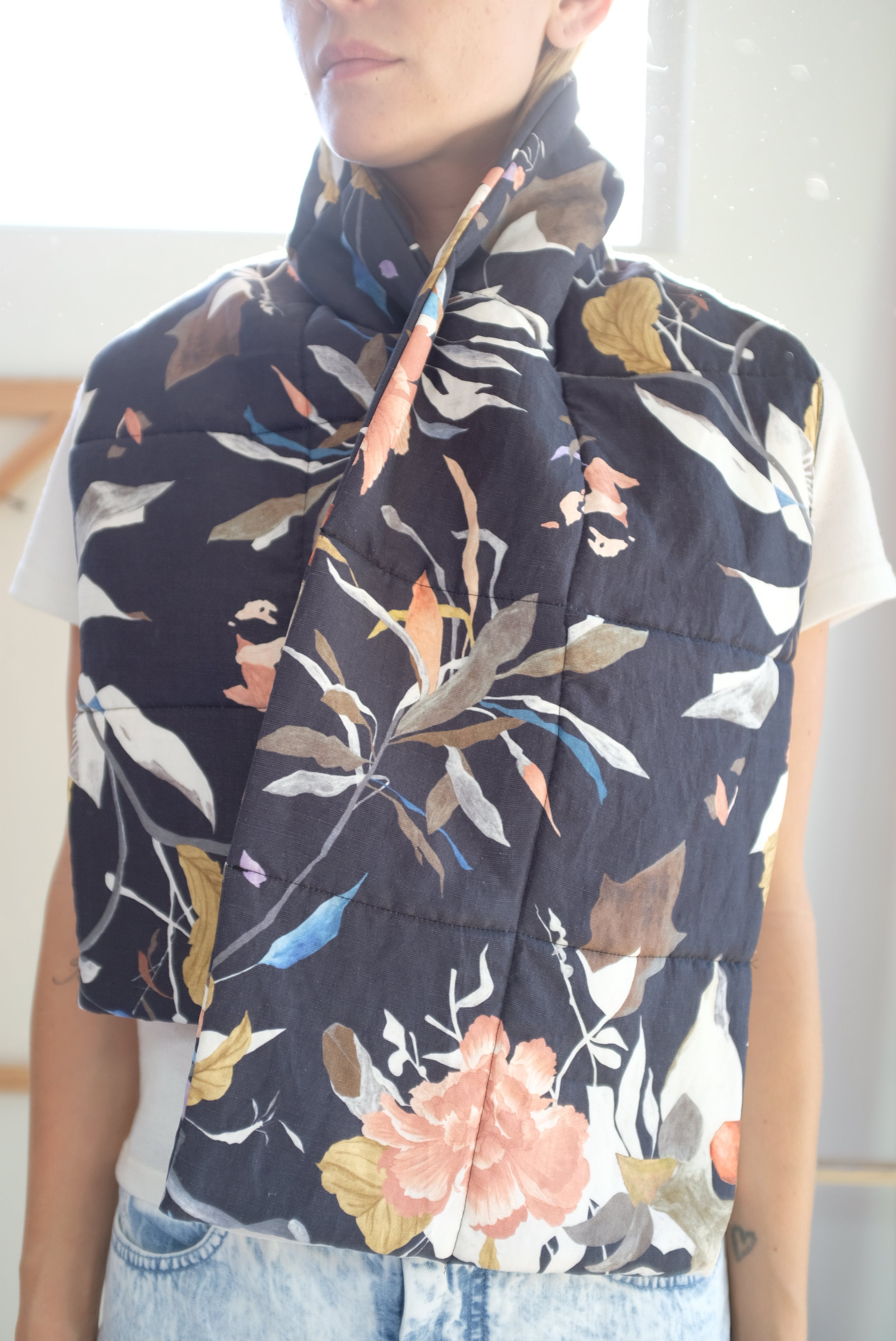 Beklina Quilted Scarf Marie’s Floral