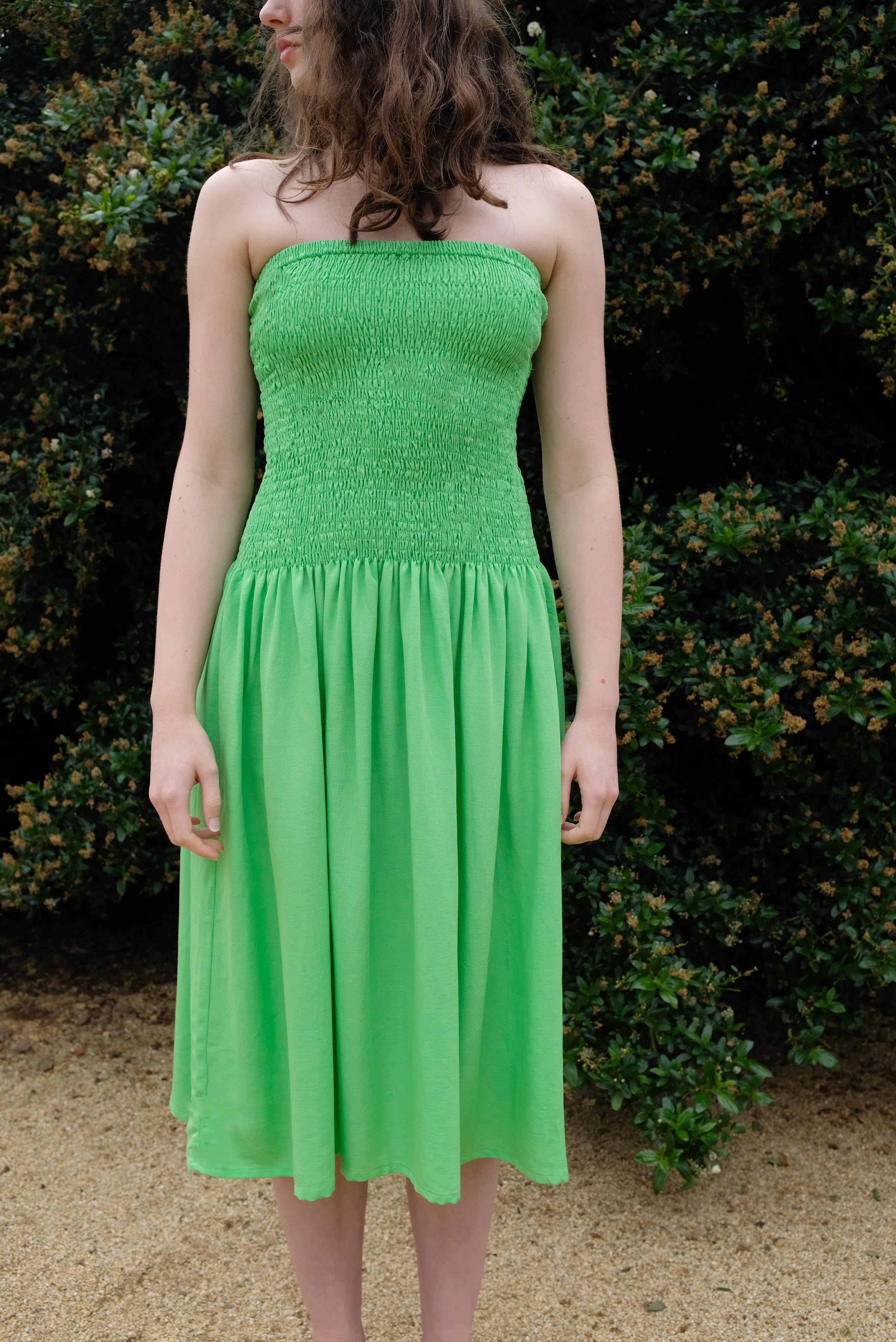 Paloma Wool Montoro Skirt/Dress Green Fluo – Beklina