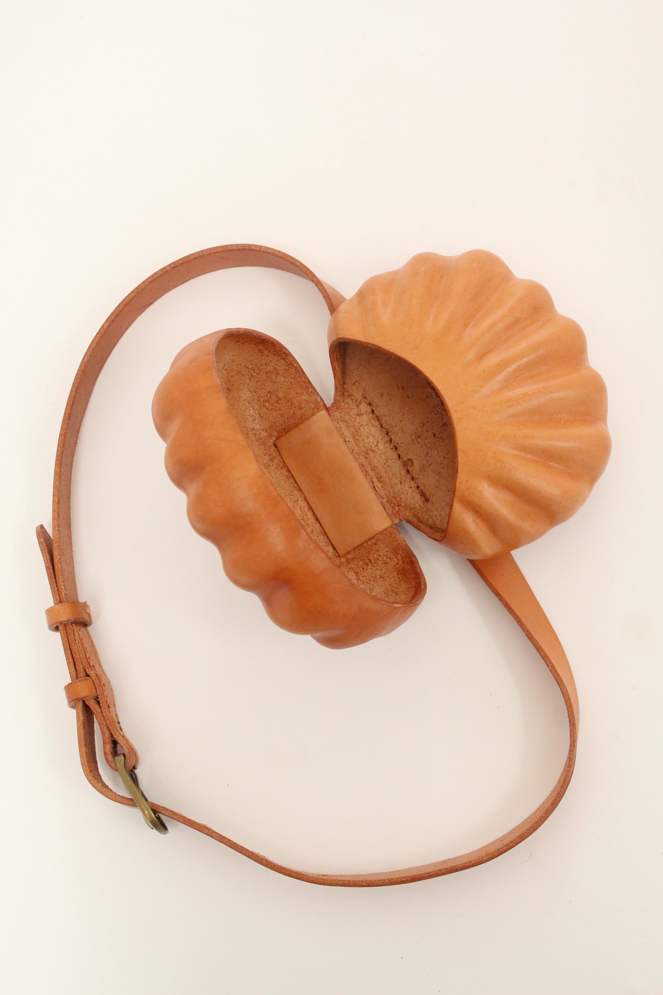 Beklina Leather Shell Belt Bag